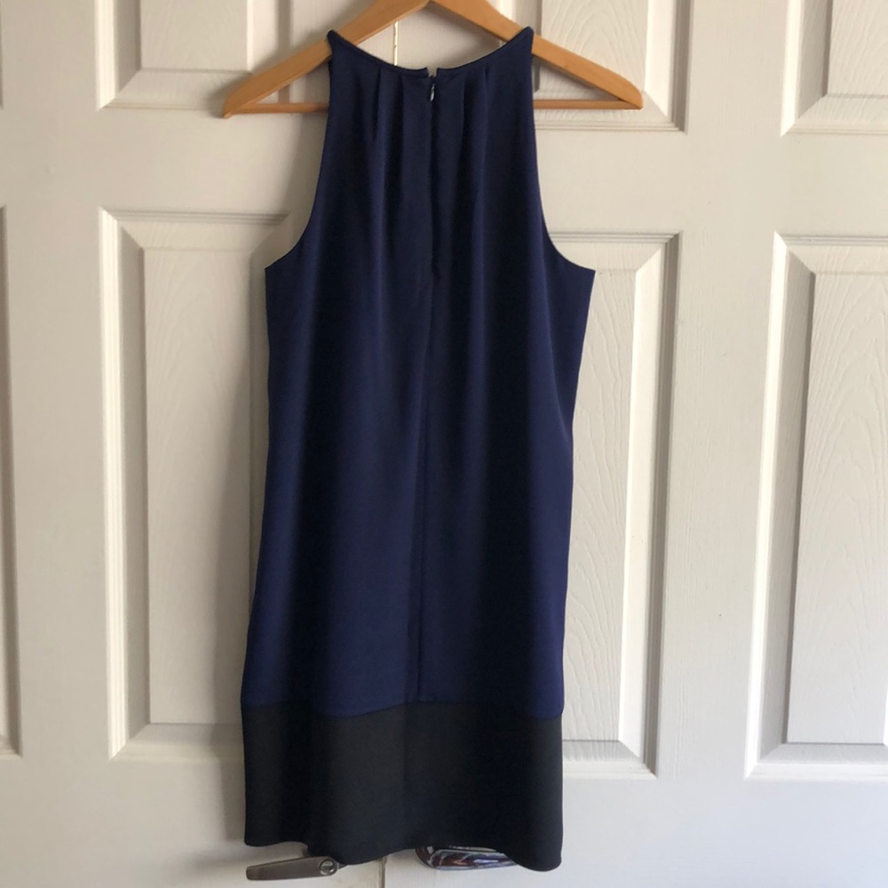 Theory Charlaine Colorblock Silk Dress - Gem